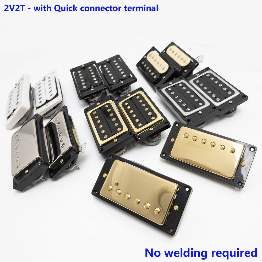 ProBucker Humbucker Pickup 2V2T Push Pull ชุดสายไฟอุปกรณ์เสริมกีตาร์ ...