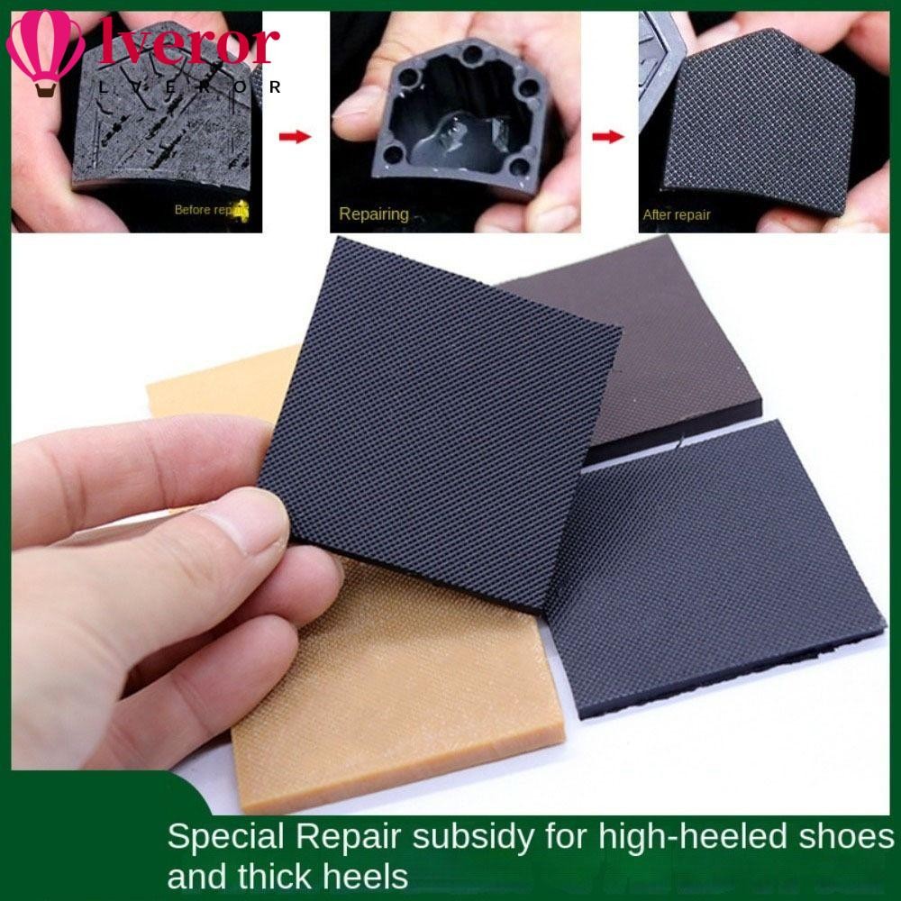 Lveror ยางป้องกันแต่เพียงผู้เดียว, วัสดุซ่อม DIY แต่เพียงผู้เดียวรองเท้าซ่อม, ทนทานสวมใส่ Anti ...