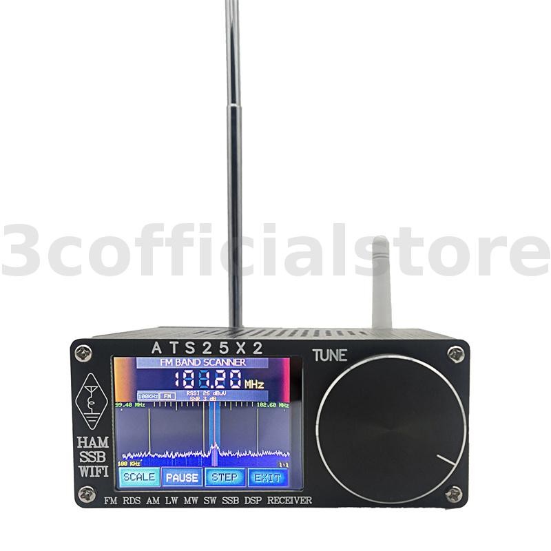Ats-25x2 วิทยุแบบเต็มแบนด์พร้อมสเปกตรัม Scanning DSP Receiver RDSFirmwa ...