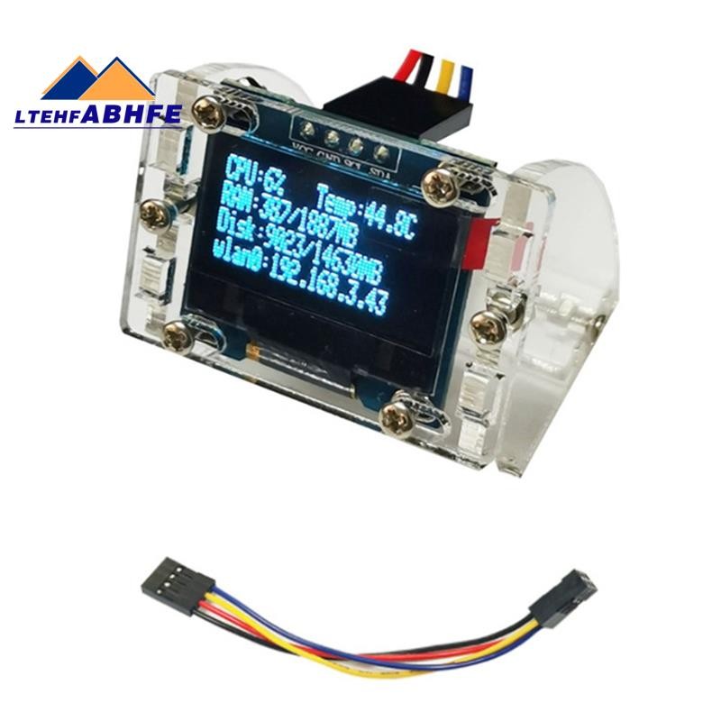 สําหรับ 0.96 นิ้ว OLED I2C SSD 4Pin โมดูลกรณีจอแสดงผล LCD อุณหภูมิ CPU สําหรับ STM32 | Shopee ...