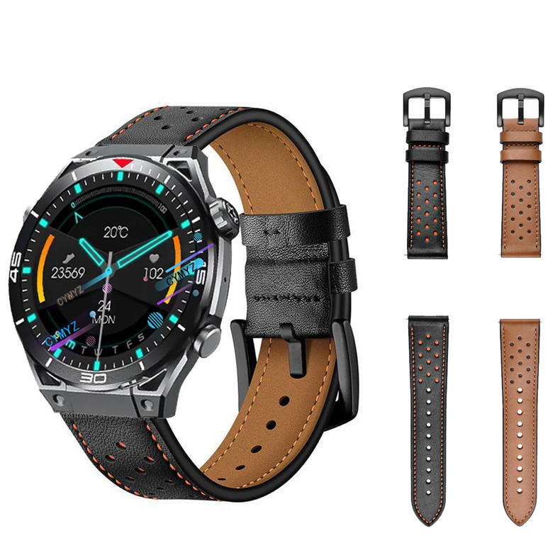 Jeep SW025 Smart watch สายนาฬิกาอัจฉริยะ สายหนัง สาย Jeep SW025 สายรัด ...