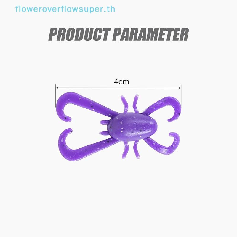 Fsth 10pcs Alien Spider เหยื่ออ่อน 1g/4cm Soft Worm Road Runner เหยื่อ ...