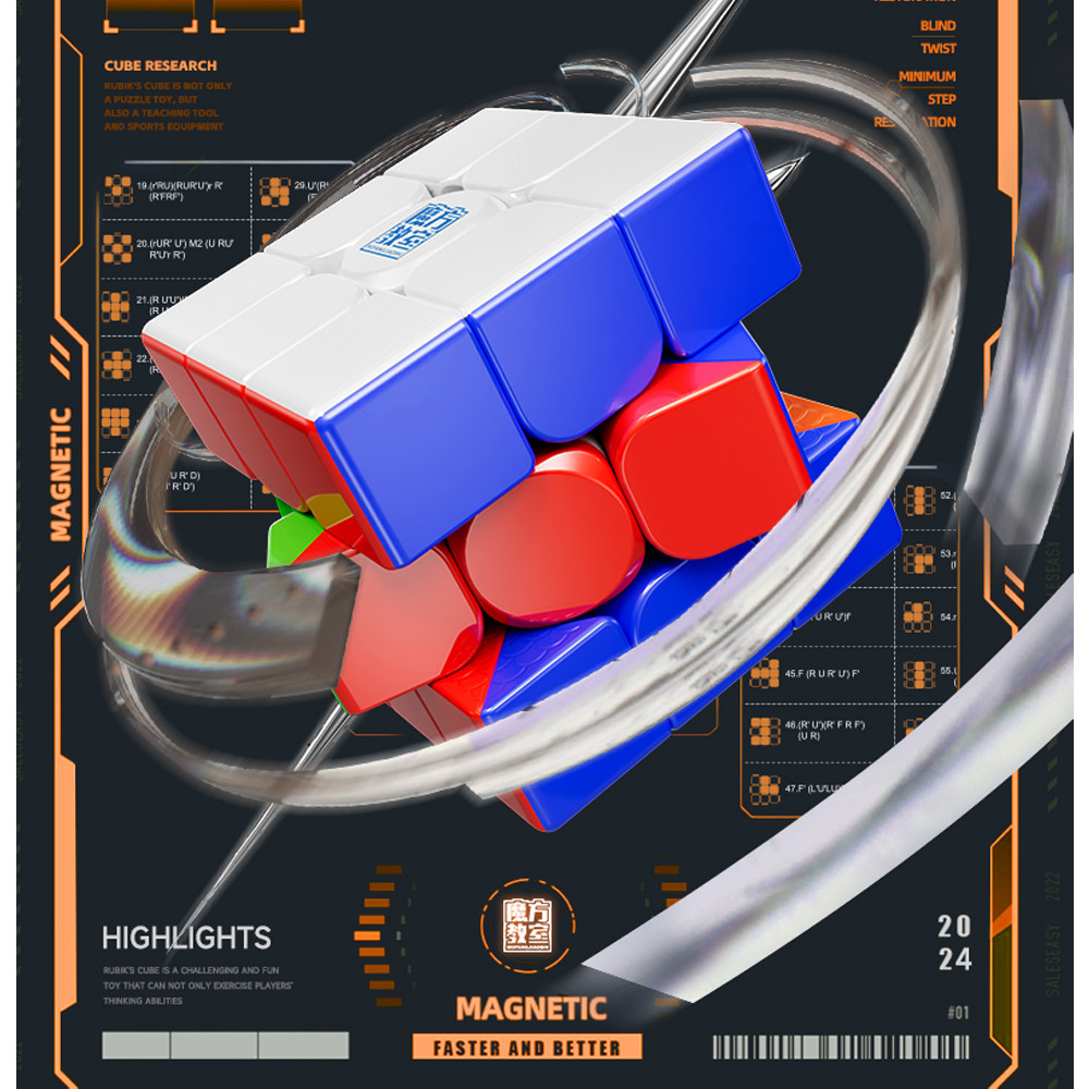 MOYU Meilong 3M V2 UV Professional Speed Cube Puzzle Toy | Shopee Thailand