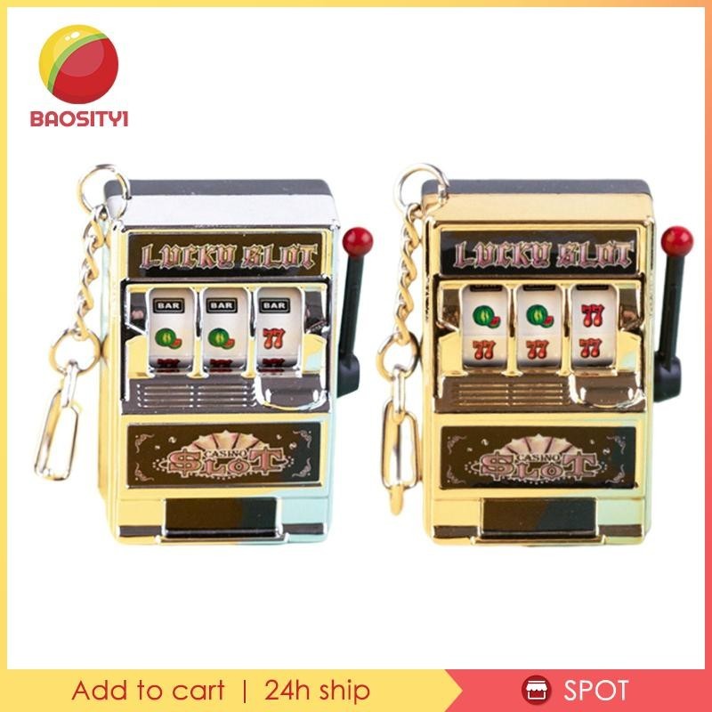 [Baosity1 ] Mini Slot Machine Toy, พวงกุญแจ Mini Arcade เกมของเล ่ น ...