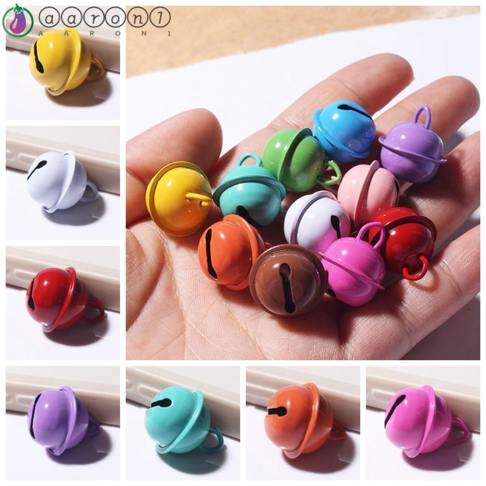 Aaron1 Jingle Bells ลูกปัดโลหะ 18 มม.ระฆังสีสัน Bell Keyring Pendant ...