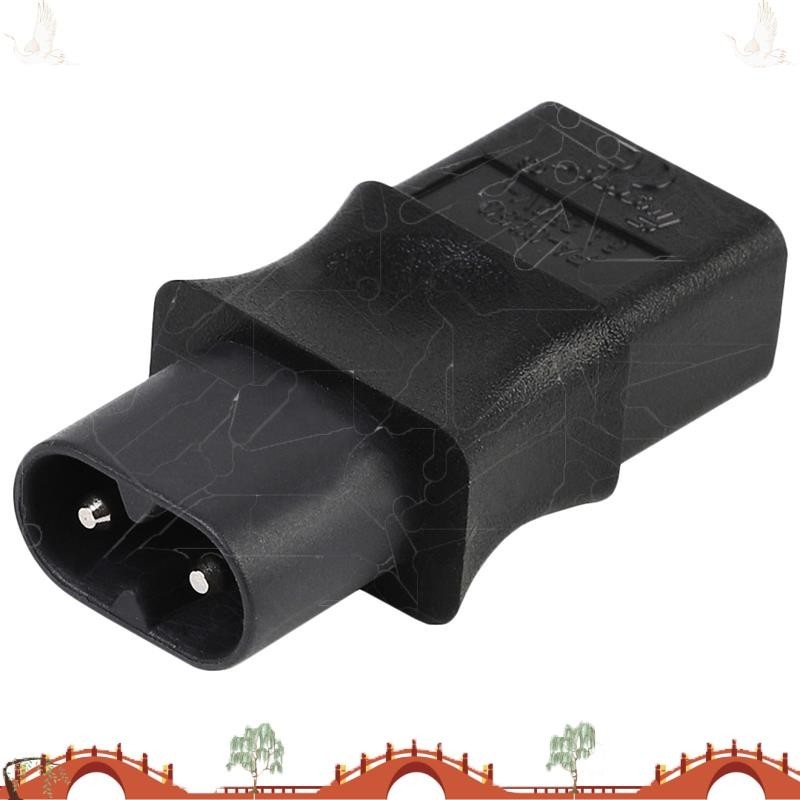 2-pin Iec 320 C8 ชาย Iec 320 C9 หญิงอะแดปเตอร ์ Ac 6A/250V Eu ...
