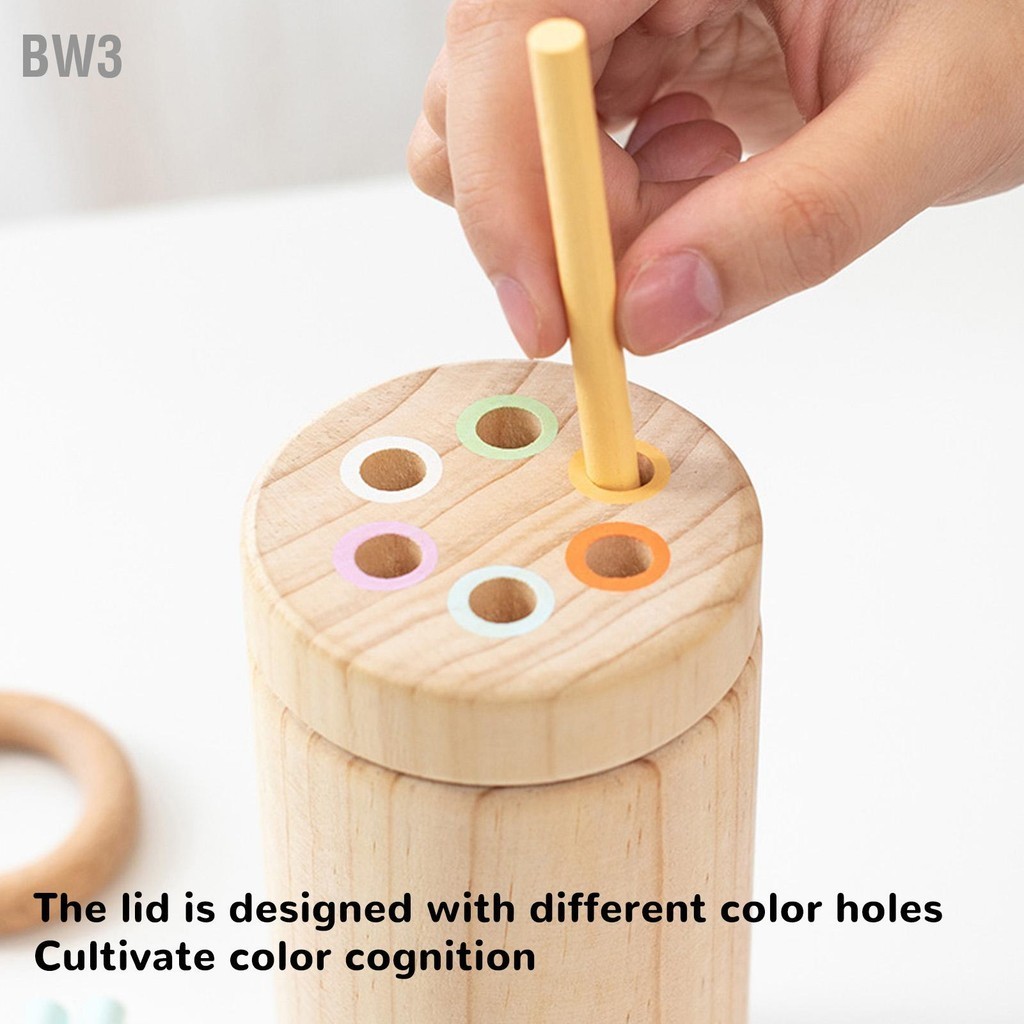 BW3 ไม้ Sticks ของเล่นสำหรับเด็ก Balancing Stick เกมไม้สีเรียงลำดับการ ...