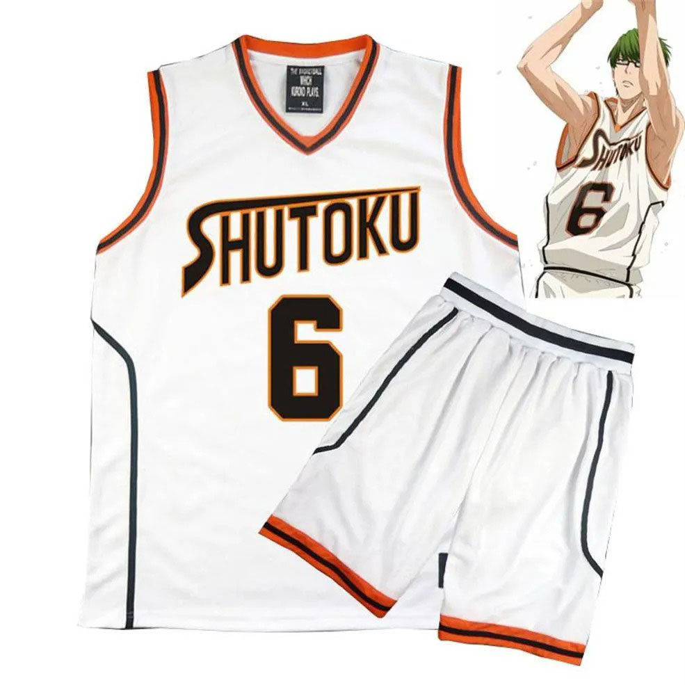 อะนิเมะ Kuroko No Basuke ตะกร้าคอสเพลย์เครื่องแต่งกาย Shutoku ชุด ...