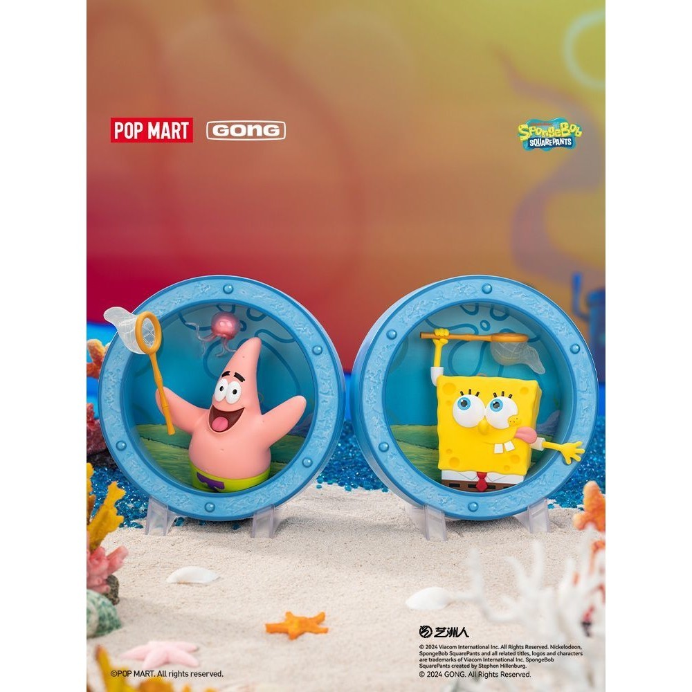 Popmart POPMART Resonance SpongeBob SquarePants มิติหน้าต่าง SpongeBob ...