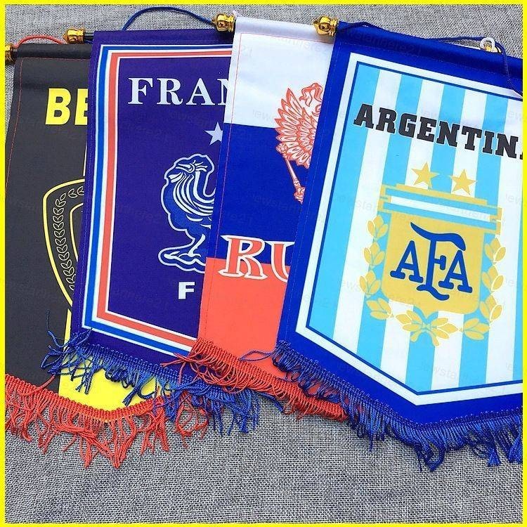 Ns2 2022ฟุตบอลโลกบราซิลฝรั่งเศสเยอรมนีโปรตุเกสอาร์เจนตินาธงตอม่อแฟนของที่ระลึกแขวนธงบาร์ตกแต่ง ...