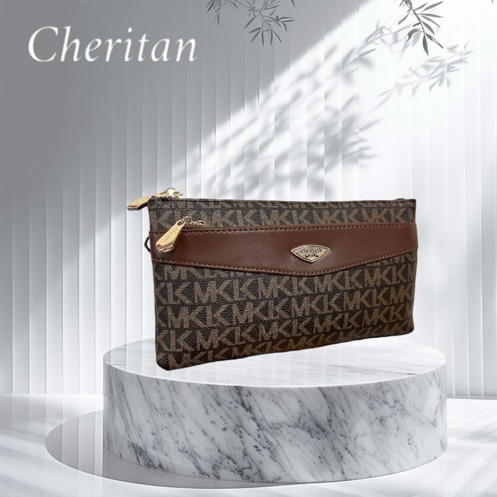 Cheritan กระเป๋าสะพายข้าง 10 นิ้ว กระเป๋าคลัทช์ กระเป๋าคล้องข้อมือ เชอ ...