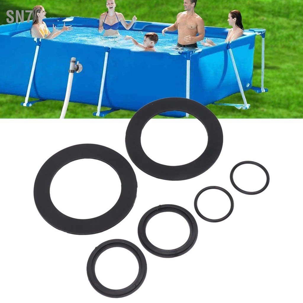 SN7 6PCS 25076RP เครื่องซักผ้าและชุดแหวนยางเครื่องซักผ้าสำหรับ Intex ...