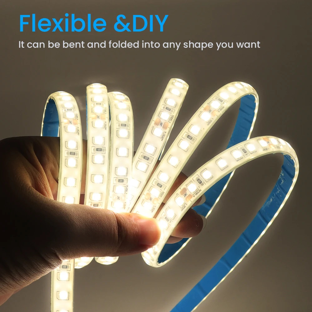 ไฟ Led Strip 12V 2835 120Leds/m อบอุ่นสีขาวสีแดงสีเขียวสีฟ้ายืดหยุ่น ...