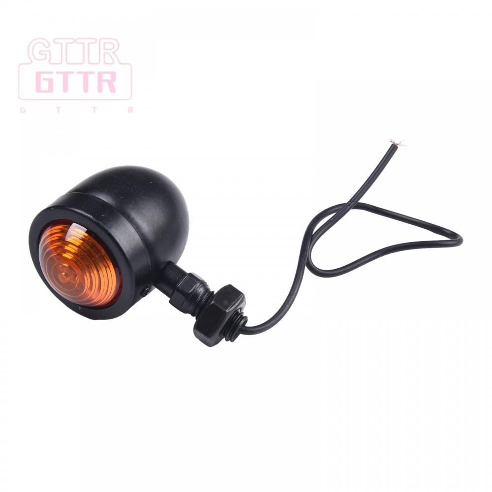 ชุดไฟอุปกรณ์เสริม Retro เปลี่ยน Black Cafe Racer Indicator DC12V ...