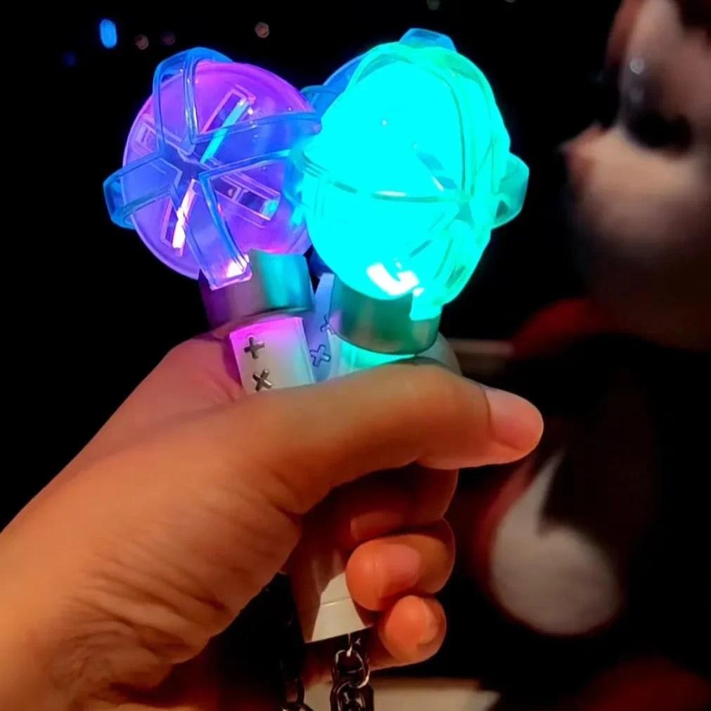 1 ชิ้นใหม่ TXT Mini Light Stick พวงกุญแจสร้างสรรค์ไฟยืด Keyrings ...