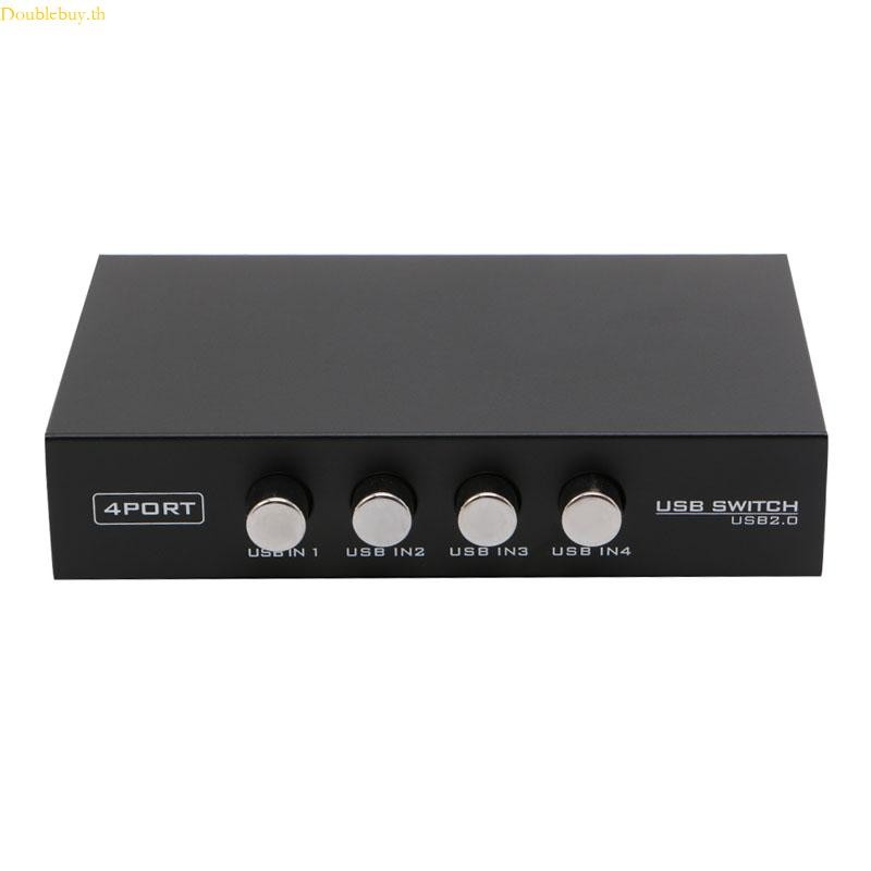 Doublebuy USB Switch Selector อะแดปเตอร์สวิตช์ KVM 4 in 1 Out อุปกรณ์ ...