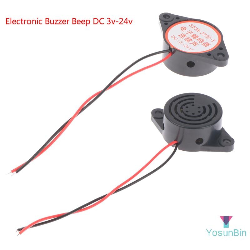 Yosunbin] 1 PC Electronic Buzzer Beep Buzzer Alarm Tone Alarm Ringer เสียงต่อเนื่อง DC3v-24v ...