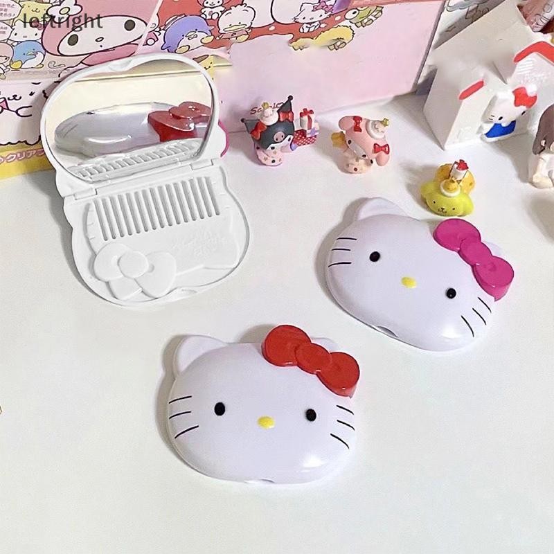 【GONG 】 Hello Kitty My Melody กระจกพับสองด้านน่ารักแบบพกพากระจกหวีแบบ ...