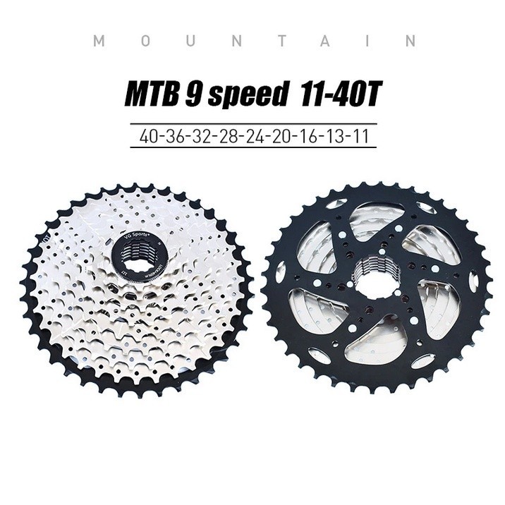 GMGY เกียร์เฟืองจักรยานรอบ Ultralight 9 ความเร็ว 11-40T VLG7RE | Shopee ...