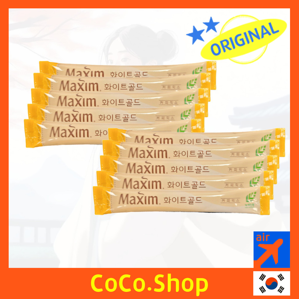 [Dongseo Food] Maxim White Gold 11.7g coffee stick (No Box) | Shopee ...