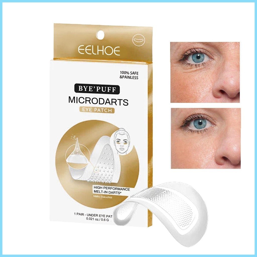 แพทช ์ ตา Microneedle Under Eye Patch สําหรับความหมองคล ้ ําและอาการบวม Depping Moisturizing และ