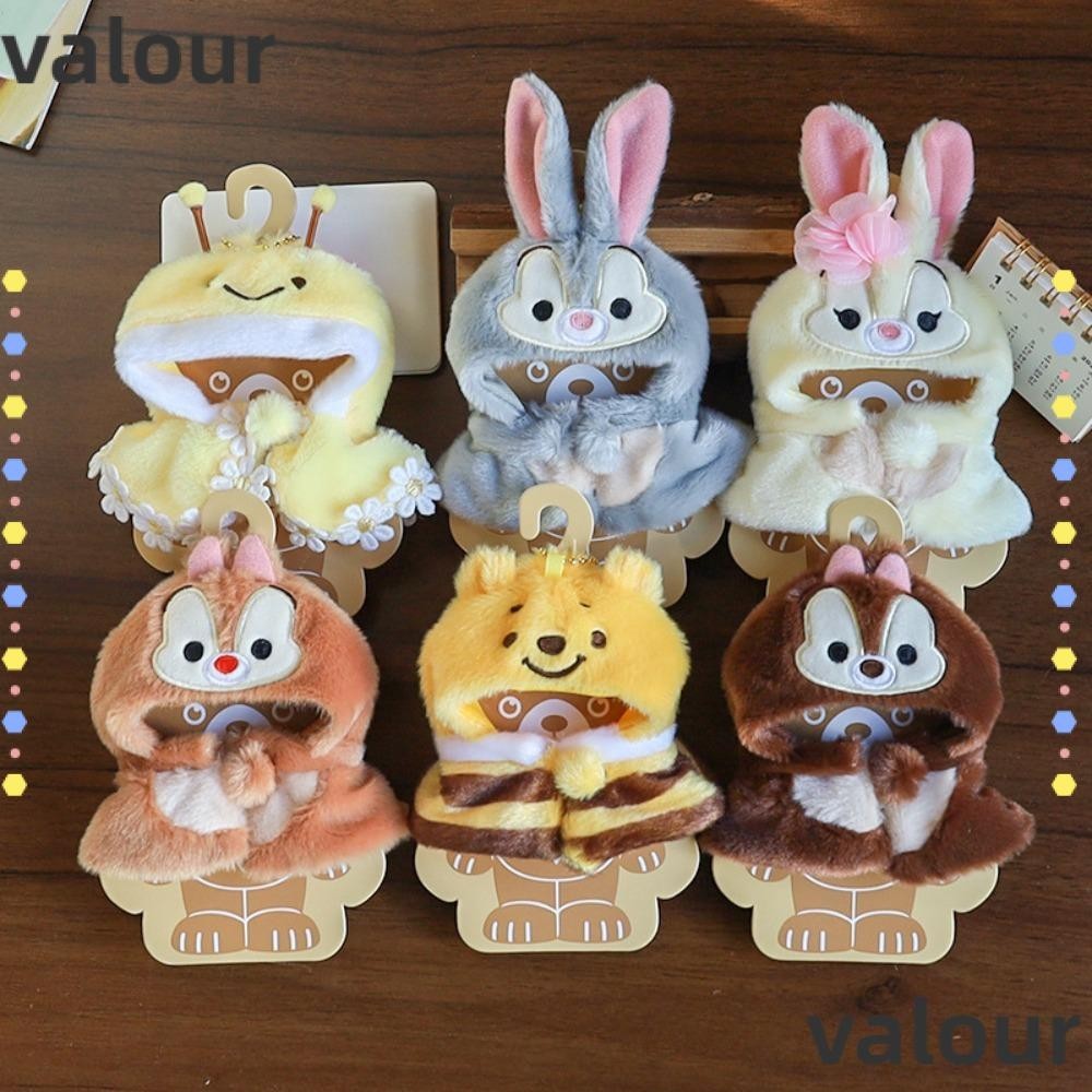 เสื้อผ้าตุ๊กตา VALOUR Labubu ขนาด 10 ซม. เสื้อตุ๊กตานุ่ม, Kawaii Chip n ...