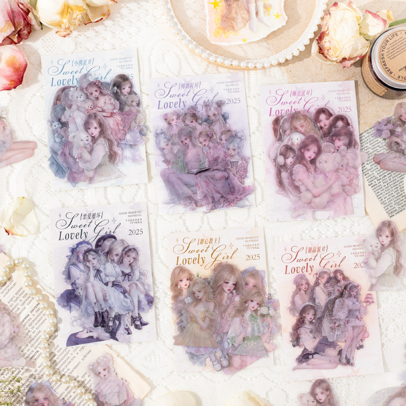 Kowei 30 ชิ้น [ชุดปาร์ตี้สําหรับเด็กผู้หญิง] สาวตัวละครธีมกระเป๋าถือสติ ...