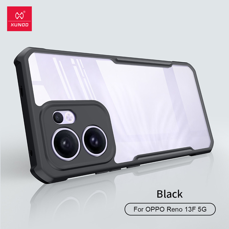 สําหรับ OPPO Reno 13F 5G กรณี XUNDD ถุงลมนิรภัยกันกระแทก PC กรอบ TPU ...