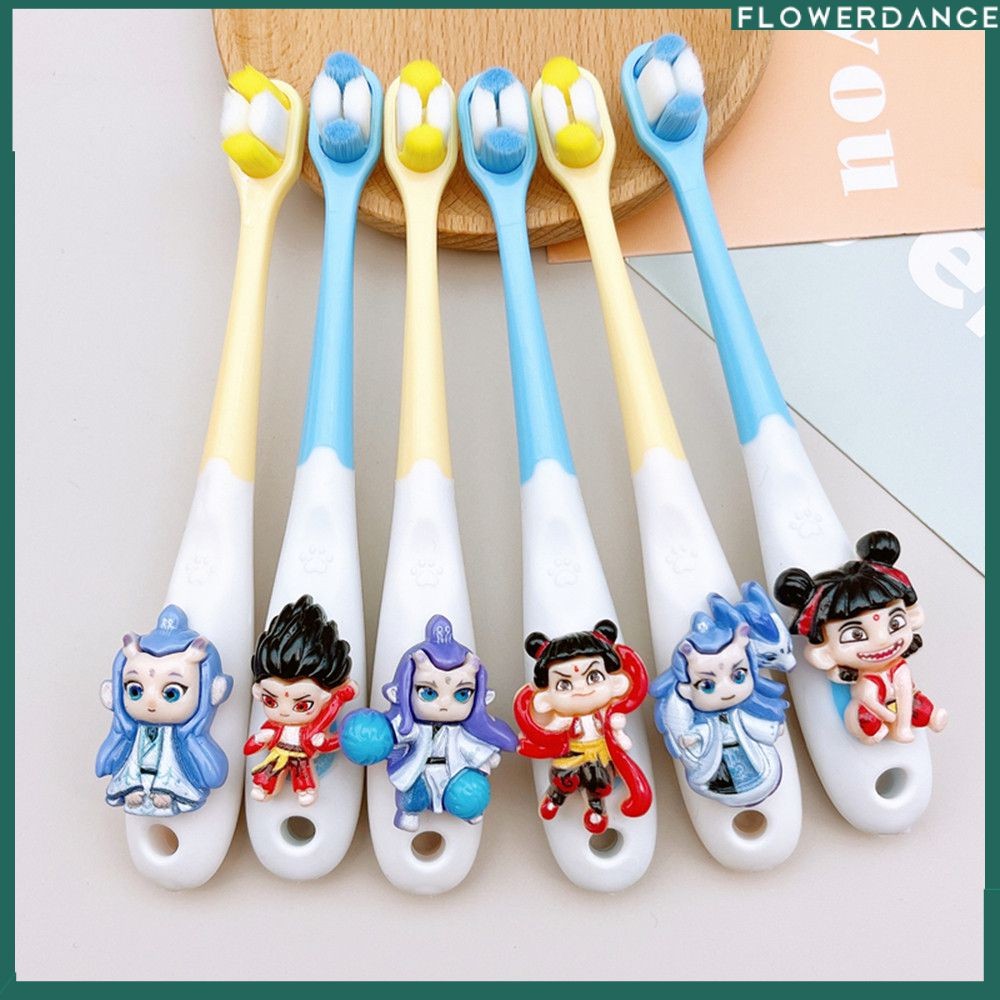 แปรงสีฟันเด็ก Nezha Aobing สุดน่ารัก แปรงสีฟันทำความสะอาดช่องปากอย่าง ...