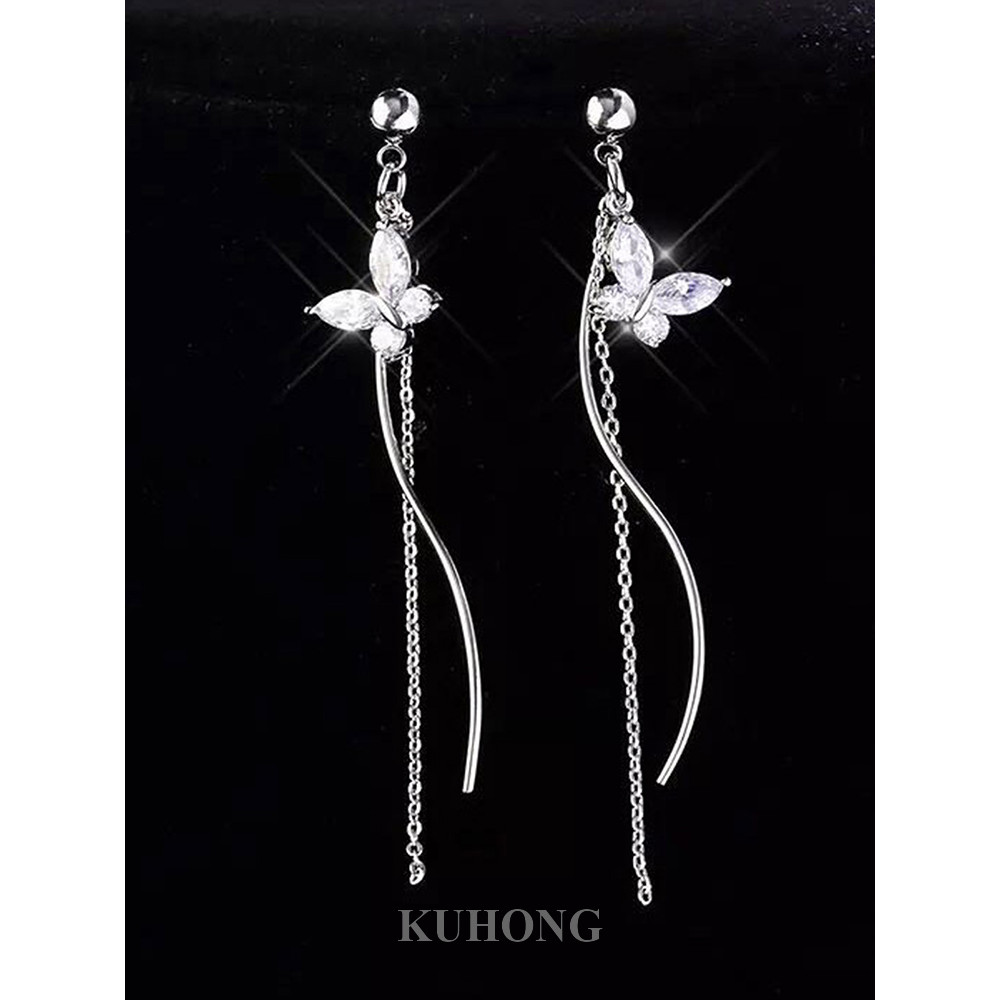 Kuhong NEW DESIGN ต่างหูน่ารักเรียบหรู | Shopee Thailand