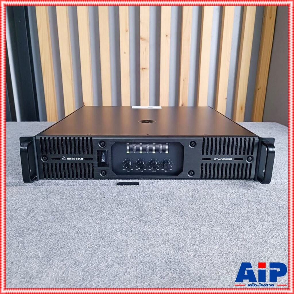 MICROTECH MT-4800 MKII poweramp 4CH เพาเวอร์แอมป์ 4แชนแนล ไมโคร เทค MT 4800 MKII MT4800 MKII เอ ...