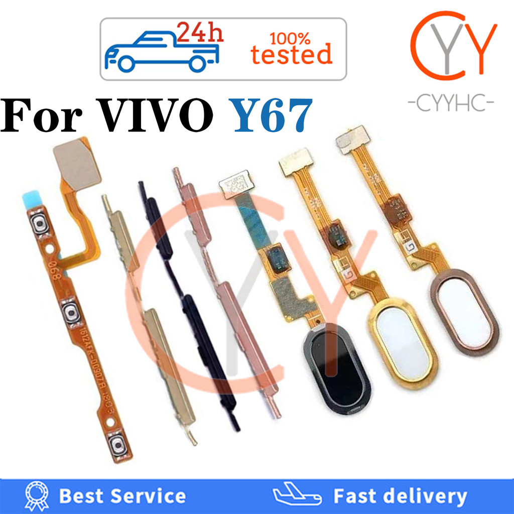 สําหรับ VIVO Y67 V5 V5S กลับปุ่มเครื่องสแกนลายนิ้วมือเซ็นเซอร์กลับปุ่ม ...