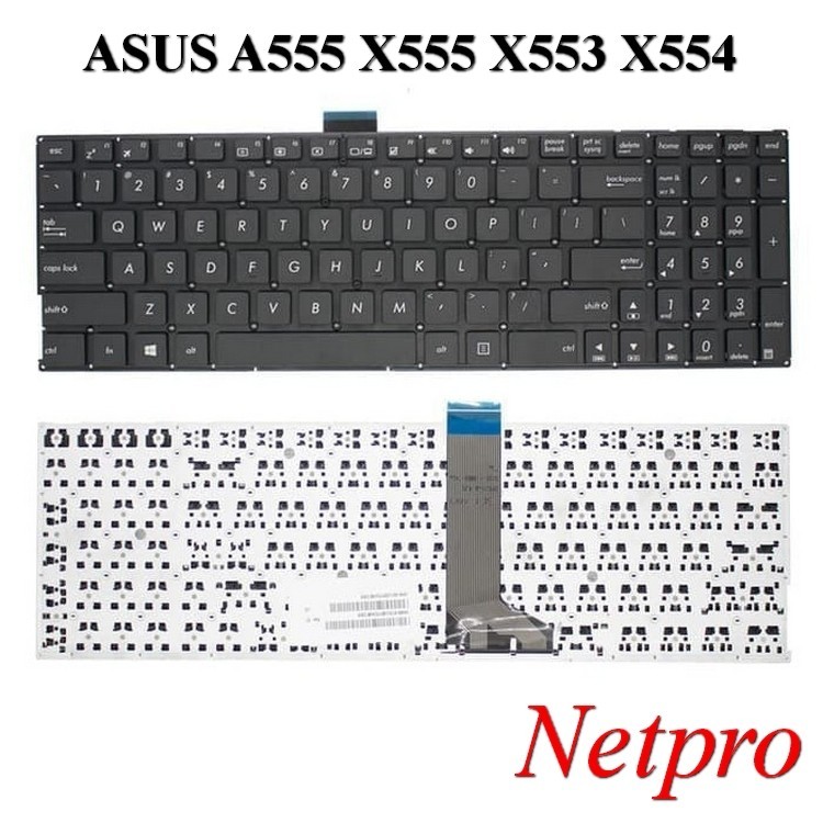Asus X553 X553M X553MA X555L X555Y Series แป้นพิมพ์แล็ปท็อป -NP ...