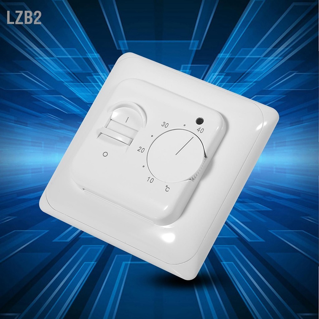 LZB2 ห้องชั้น Mechanical Manual Heating Thermostat เครื่องปรับอากาศอุณหภูมิ 220V | Shopee Thailand