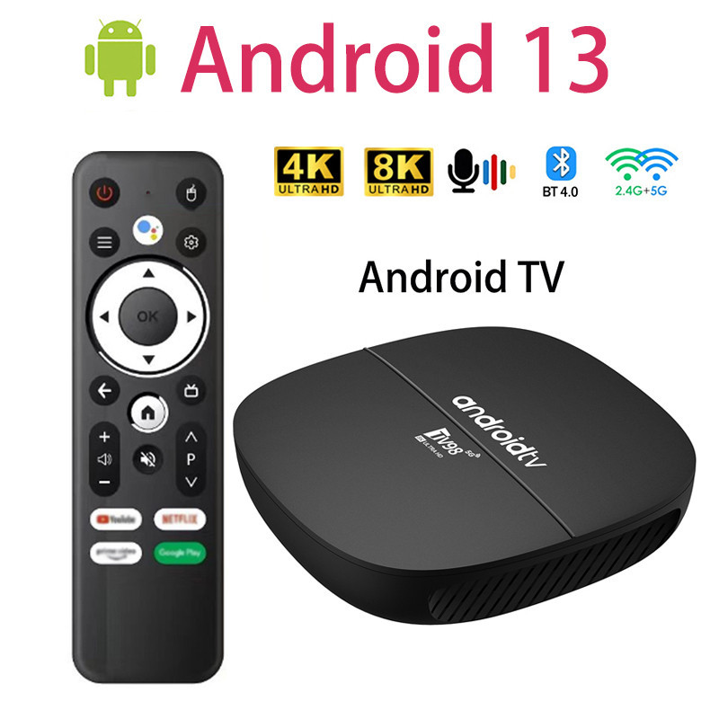 Atv Android 13 กล ่ องทีวี TV98 Android TV Box 8K 5G Dual Wifi 4K 2024 ชุดกล ่ องด ้ านบน ...