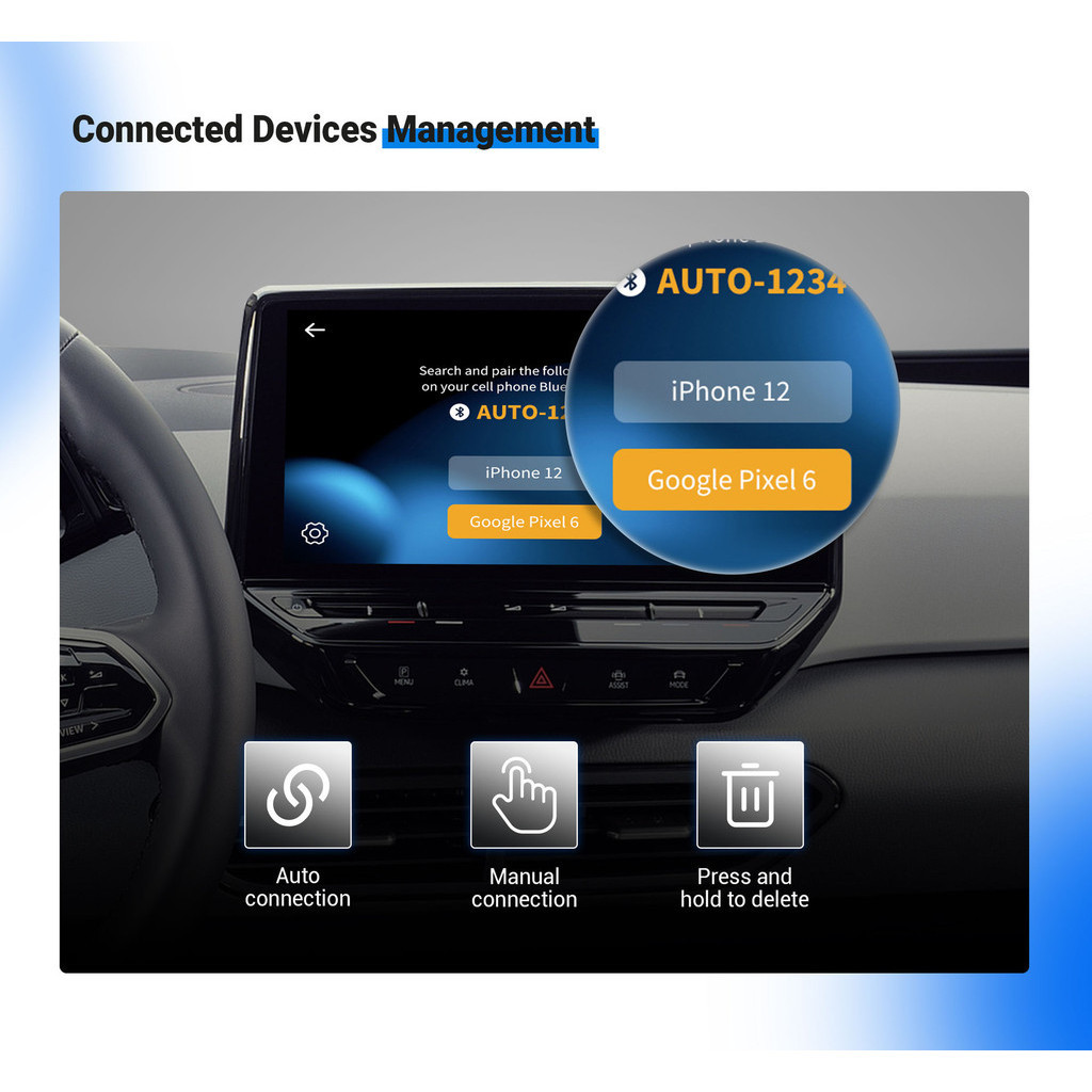 Kkxk Car Car carplay แบบมีสายไปยังระบบ Android Interconnection Smart ...