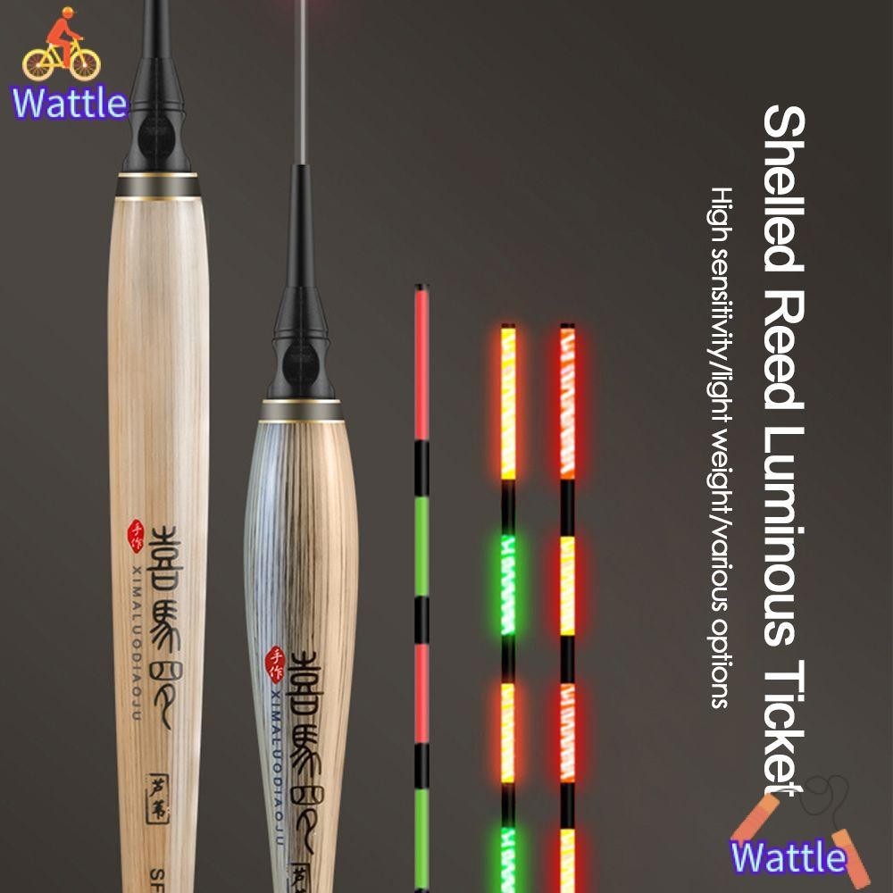 Wattle เหยื ่ อตกปลา Buoy Strike ตัวบ ่ งชี ้ ไฟ LED เปลี ่ ยนสีไฟอิเล ...