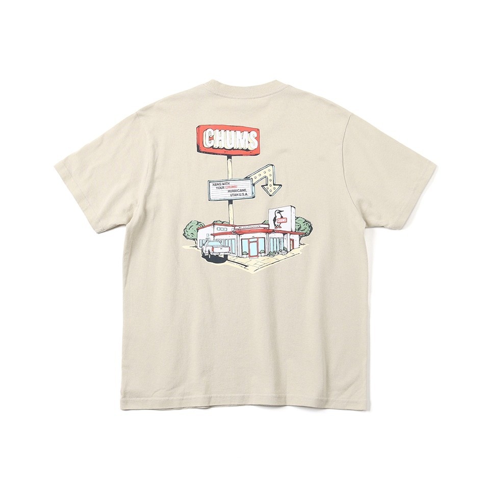 เสื ้ อยืดแขนสั ้ น Chums Chacha Bird Factory พร ้ อมพิมพ ์ ลายผ ้ าฝ ้ ...