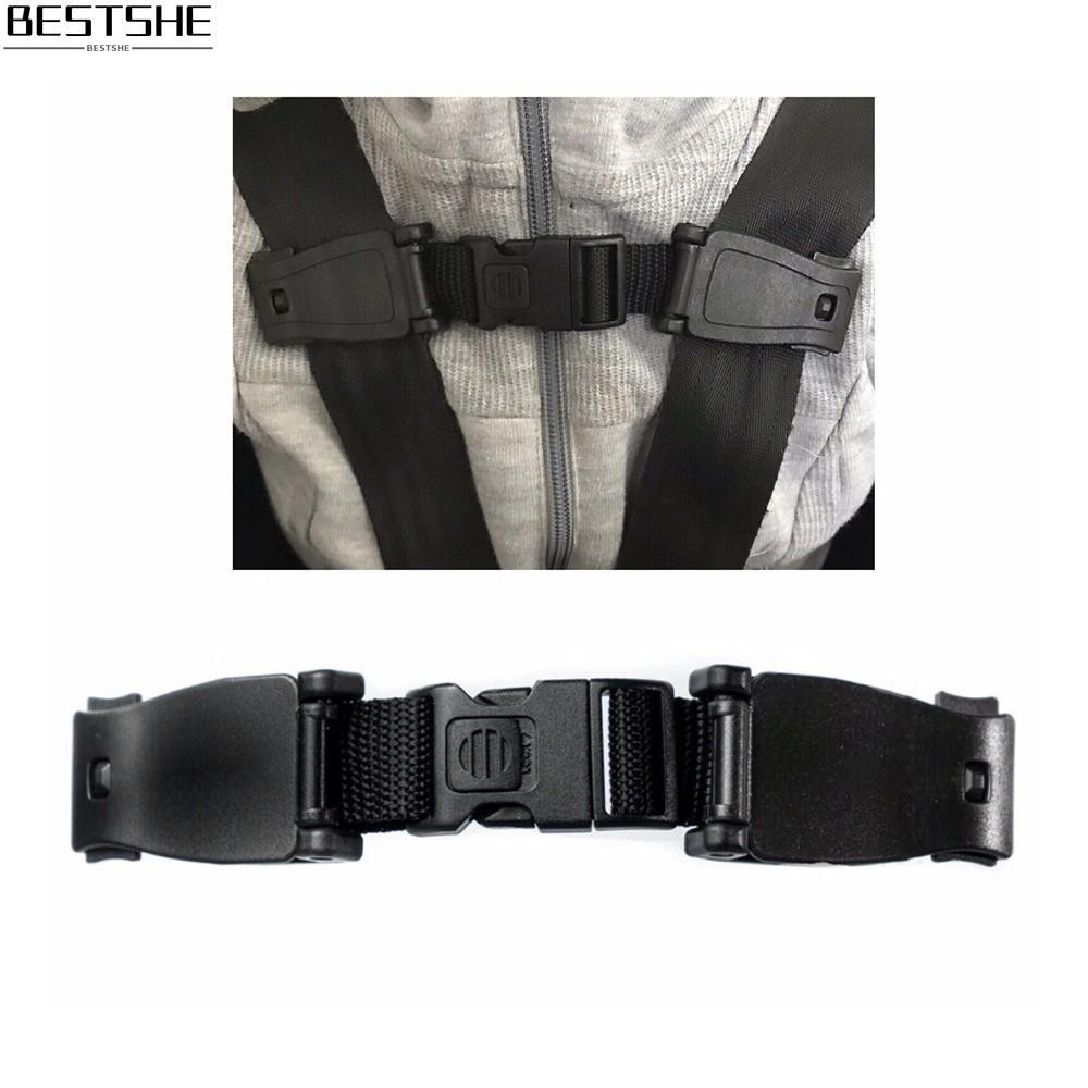 {bestshe}Safety Clip Strap Unisex Black Buggy Chest NO THREADING EASY ...