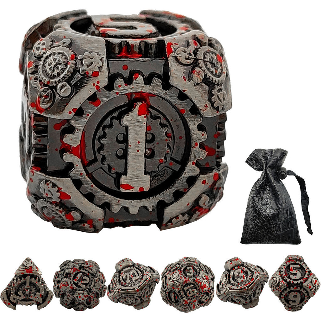 Coc Running Group ชุดลูกเต๋า Dungeons และ Dragons DND Multi-Sided Digitals D20 สี RPG Cthulhu ...