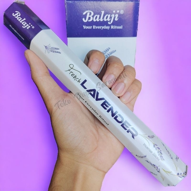 Hio ธูปหอมอโรมาเธอราพี Sticks ลาเวนเดอร์ฝรั่งเศส Balanji Premium 20 ...