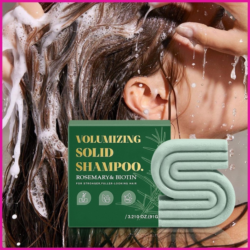 Solid Shampoo For Hair Strengthening Rosemary Oil Formula For Hair Growth Nourishing Bar Shampoo ...
