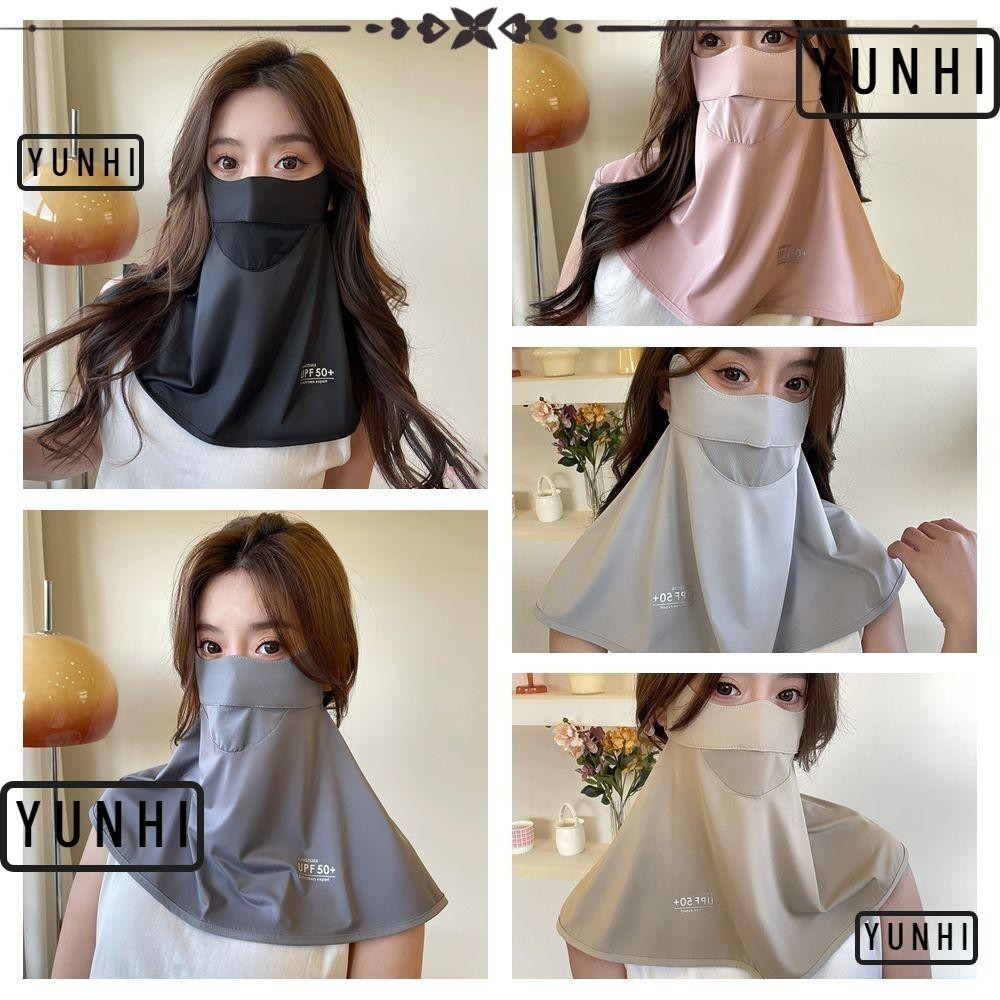 Yunhi UV Face Shield, Breathable Washable Sun Protection Face , Trendy ...