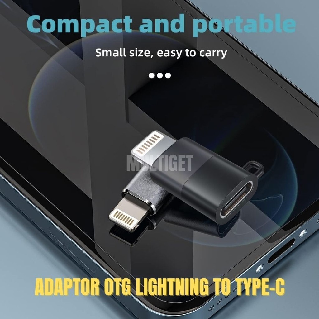 อะแดปเตอร์ Otg Lightning เป็น Type C หลายอุปกรณ์ Apple iOS Macbook ...