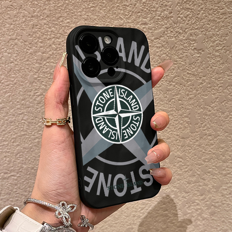 เคสไอโฟน16 15 14 13 12 11 Pro Max Case กันกระแทก ซิลิโคน island stone folds Compatible เคส ...
