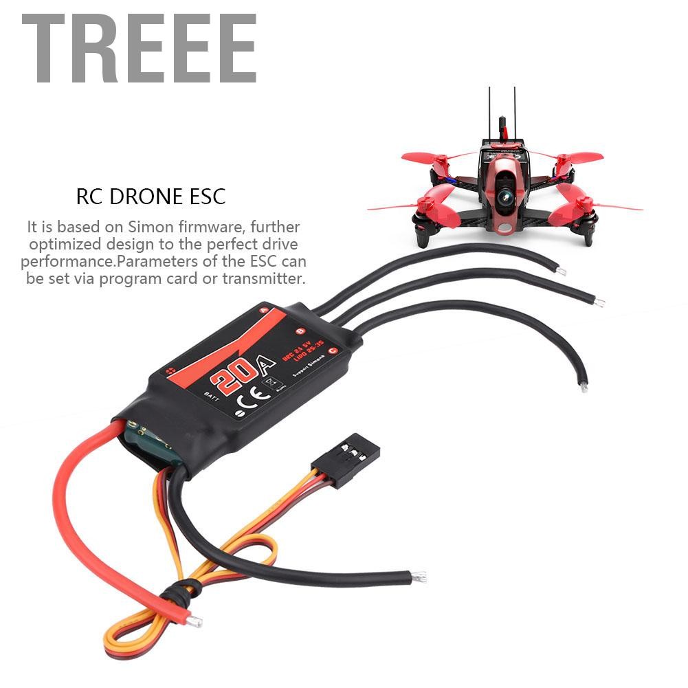 Treee POENVFPO Blheli 12A 20A 30A ESC พร้อมเฟิร์มแวร์ Simon สำหรับการ ...
