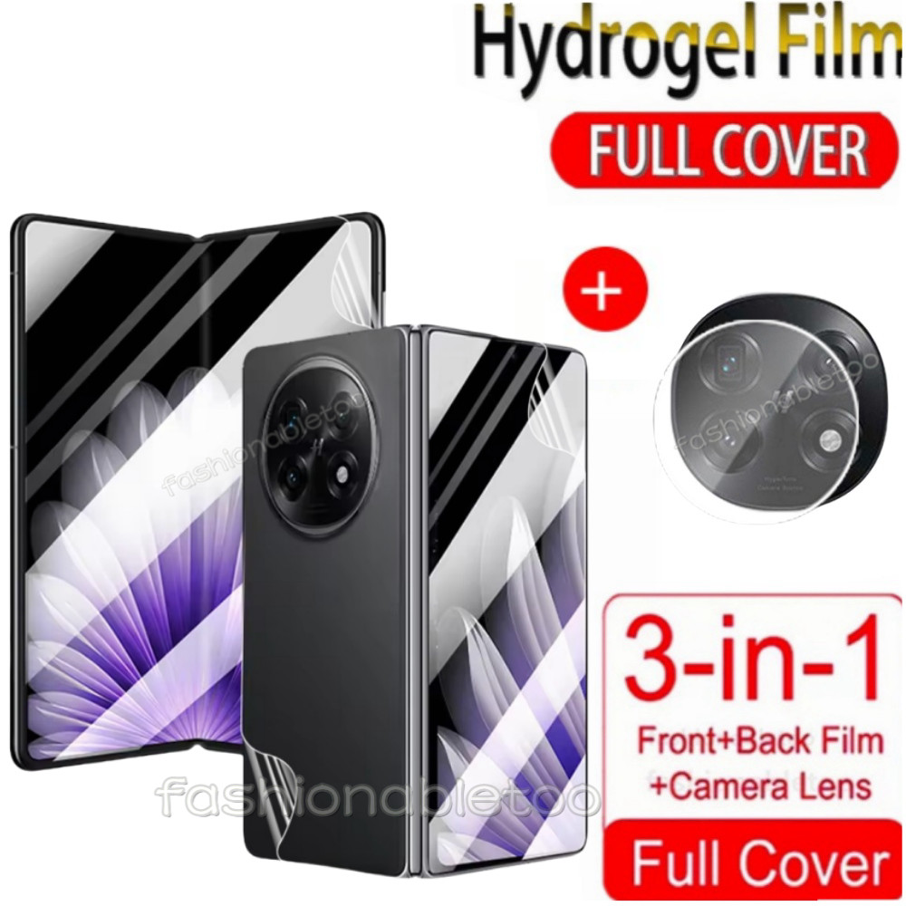 3 in 1 Hydrogel ป้องกันฟิล์มสําหรับ Oppo Find N5 N 5 FindN5 OppoFindN5 ...