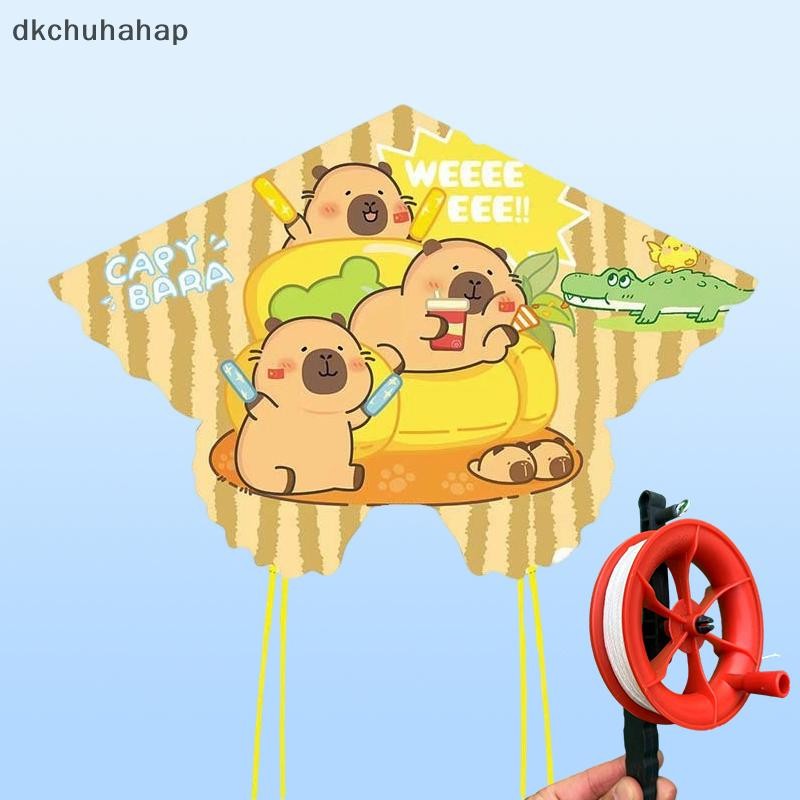 [DKC] 1.2m Long Tail Kite 100M Red Line Wheel การ์ตูนเด็ก Kite Flying ...