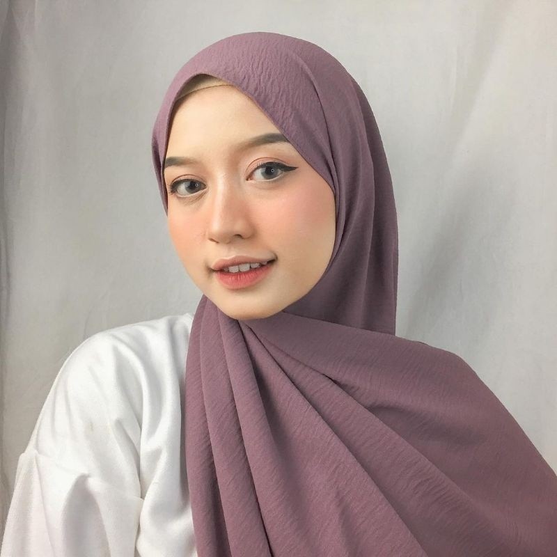 - Pashmina Curve Crinkle Airflow/Pashmina Oval Uk Standard | Shopee ...