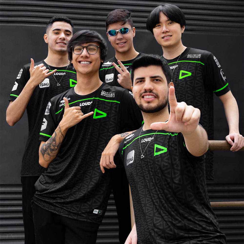 เสื้อแข่ง UNIFORME OFICIAL LOOUD 2023 "LOUD" Esports 2024 League of ...